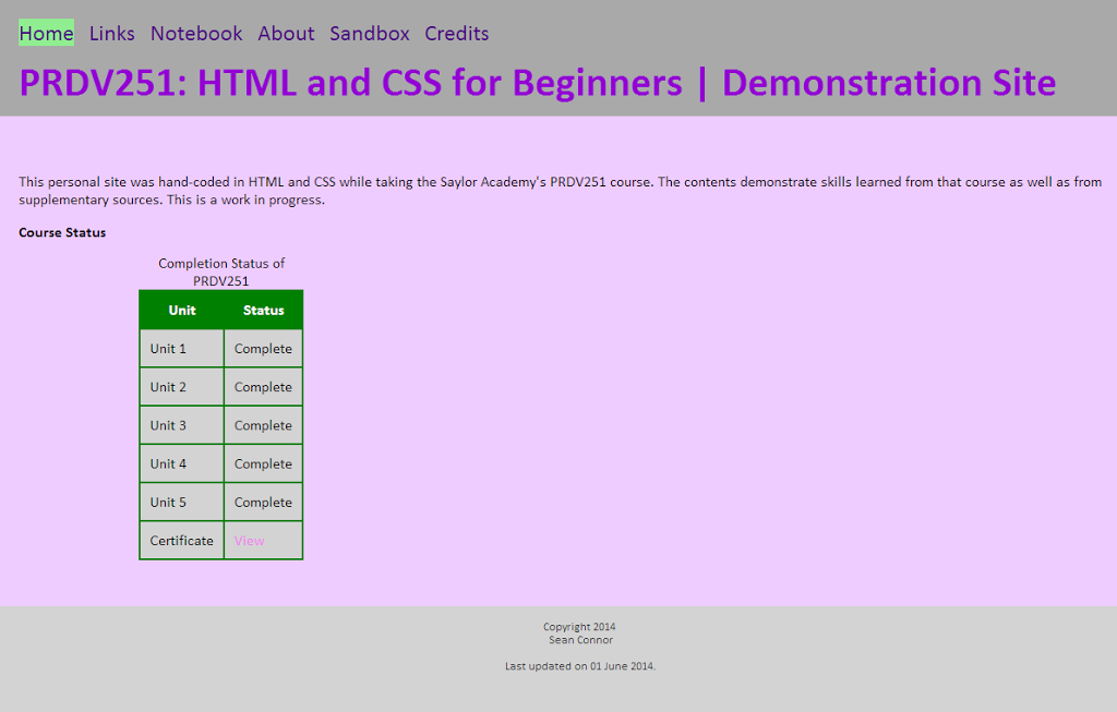 Achievement Unlocked Html And Css Oer Educated